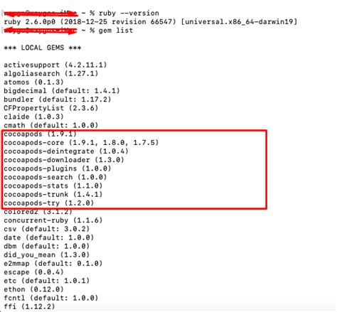 Misleading Flutter Doctor Message About Cocoapods · Issue 14293