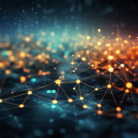 Premium Photo Modern Tech Background Networking And Connections