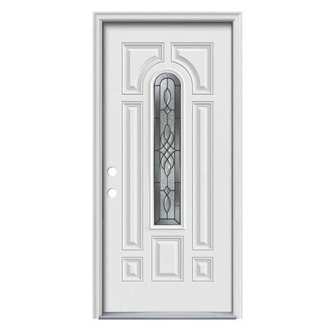 Therma Tru Benchmark Doors Hampton Center Arch Lite Decorative Glass
