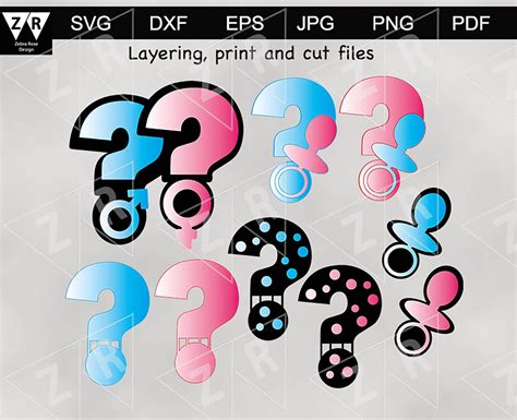 Gender Reveal Question Marks Etsy