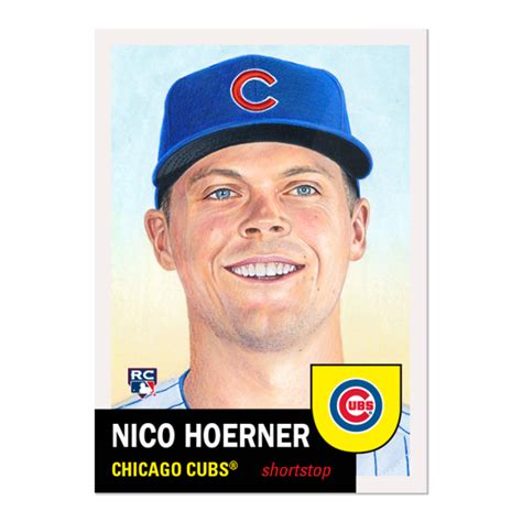 Topps Mlb® Living Set™ Card 310 Nico Hoerner Print Run 3523