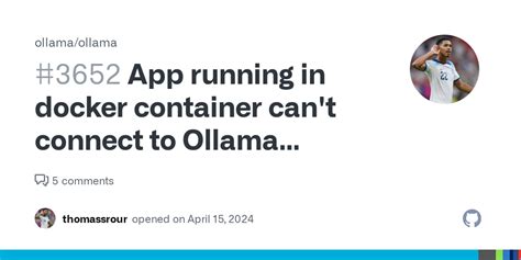 App Running In Docker Container Cant Connect To Ollama Container