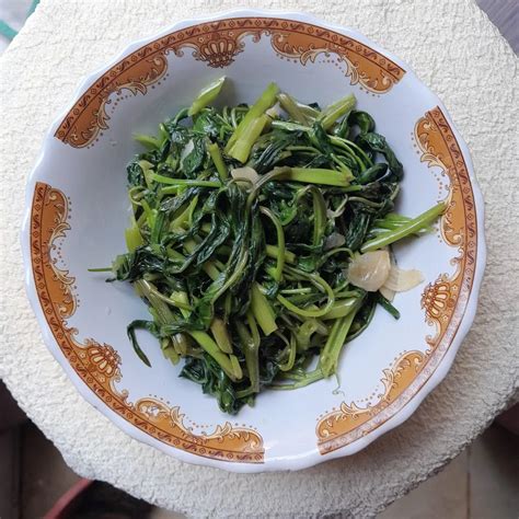 Resep Tumis Kangkung Saos Tiram Sederhana Rumahan Di Yummy App