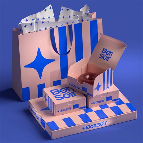 Bonsoir Sweets Packaging Behance