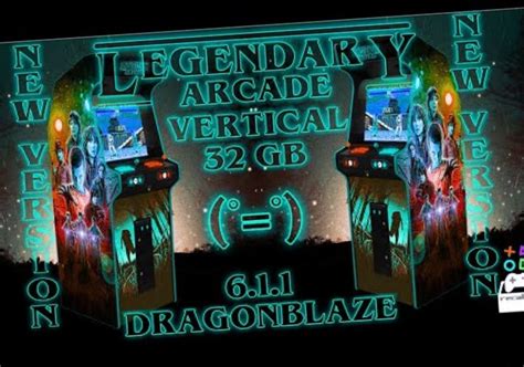 MikOzzZ Recalbox Dragonblaze Legendary Vertical Arcade Gb Or Gb Fully Loaded Image