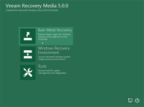Veeam Recovery Mediaウィザードの開始 Veeam Agent For Microsoft Windows Guide