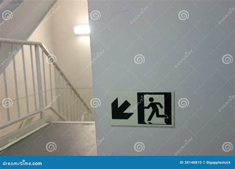 Emergency Exit Stock Photo Image Of Escape Safety Fire 38148810