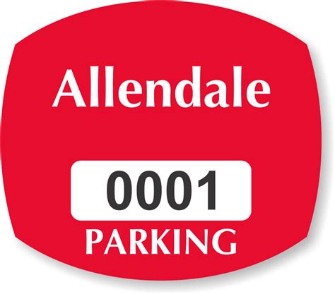 Parking Permit Stickers Bold Designs From Myparkingpermit