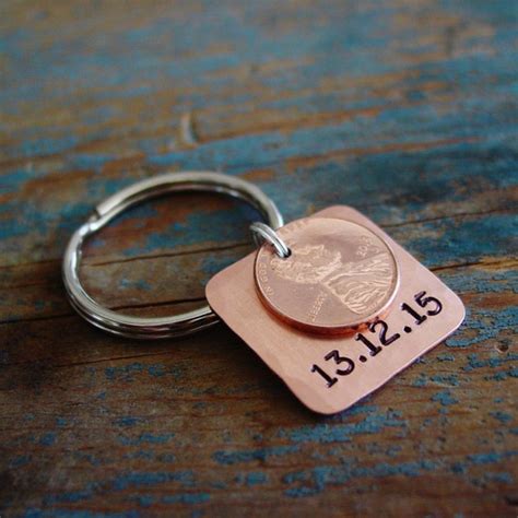 7th Anniversary Tpenny Keychainlucky Penny