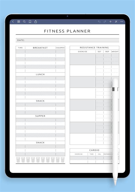 Food And Fluid Chart Template