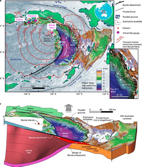 The Tectonics Of Slab Rollback In The Banda Sea Region A Tectonic
