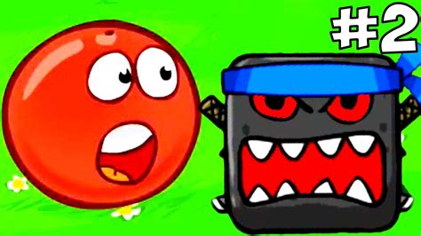 ПРОХОЖДЕНИЕ ИГРЫ КРАСНЫЙ ШАРИК Против ЧЕРНОГО КВАДРАТА Red Ball 4