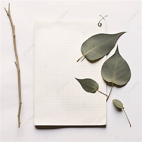 오래된 종이에 잎이 있는 메모장 건조 고해상 나뭇잎 배경 일러스트 및 사진 무료 다운로드 Pngtree