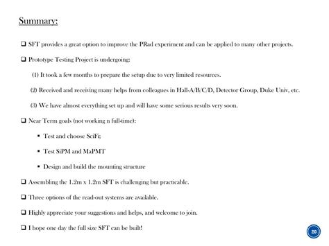 PPT Design And Prototype Test Of SCINTILLATING FIBER TRACKER PowerPoint Presentation ID