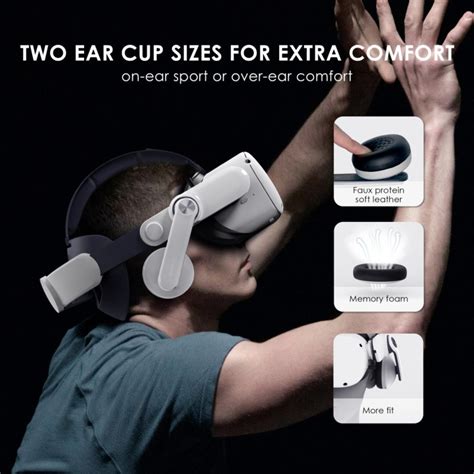 BOBOVR A Air Magnetic Double Earmuff Design Headphones For Oculus Quest