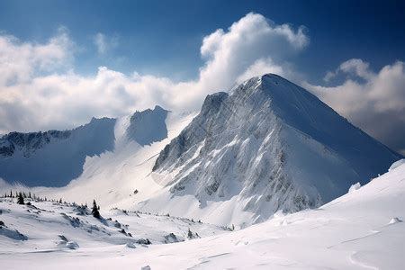 冬季冰雪覆盖的富士山景观高清图片下载 正版图片600779839 摄图网