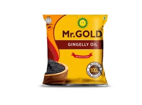 Mr Gold Cold Pressed Gingelly Oil 500 Ml Pouch Packaging Type