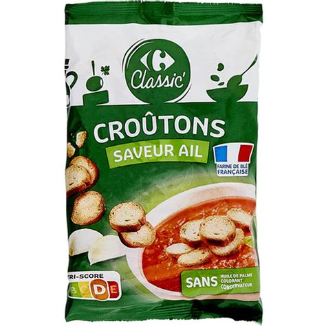 Crf Classic ΜΕ ΑΡΩΜΑ ΣΚΟΡΔΟ Croutons 90g Carrefour