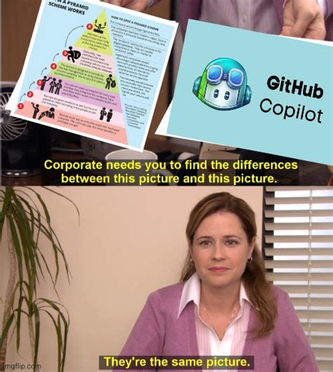 Pyramid Scheme And Github Copilot Rprogrammerhumor