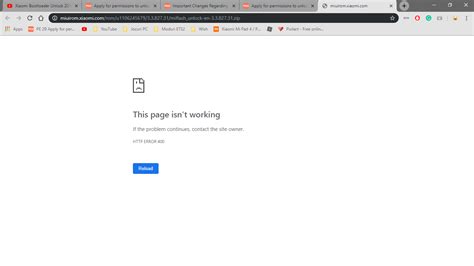 bootloader unlock download error unofficial xiaomi european community