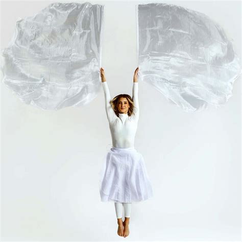 Prophetic Praise And Worship Dance Flags With Flexible Rods