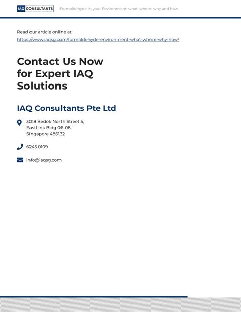 Ppt Formaldehyde In Your Environment What Where Why And How