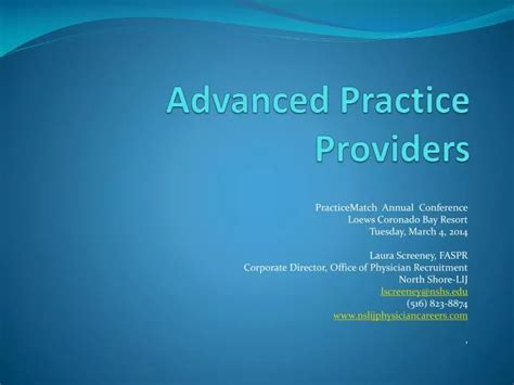 Ppt Advanced Practice Providers Powerpoint Presentation Free