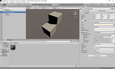 Weird Default Shadow On New Unity D Stack Overflow