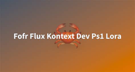 Fofr Flux Kontext Dev Ps1 Lora A Hugging Face Space By Niox