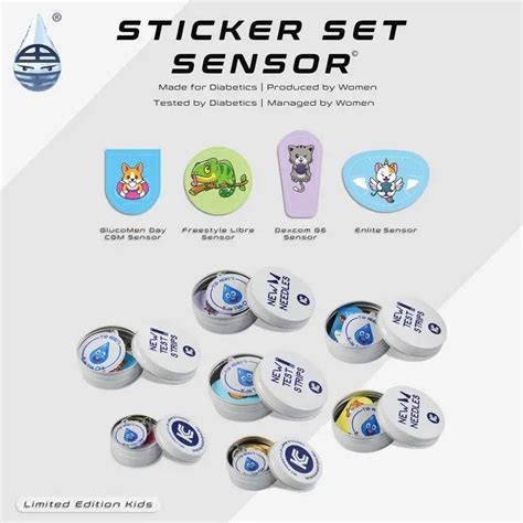 Sensor Stickers Serie In Reusable Tin Can Sticker Set Sensor Kaio Dia