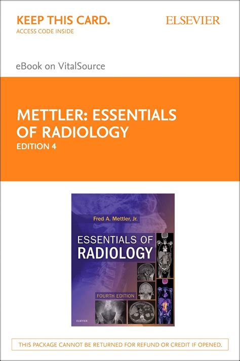 Essentials Of Radiology Elsevier Ebook On Vitalsource Retail Access Card Common Indications