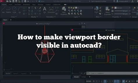 How To Make Viewport Border Visible In Autocad Caddikt