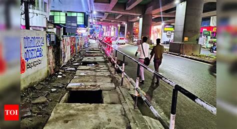 Health Care Unscientific Drain Cleaning Leaves Footpaths In Ruins