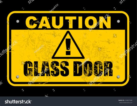Glass Door Stock Vector Royalty Free 233857948 Shutterstock