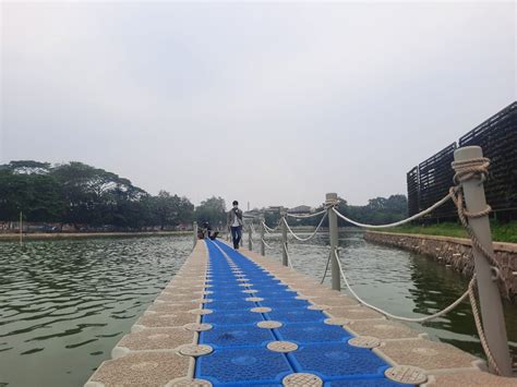 Tiang Jembatan Apung Situ Rawa Kalong Rusak Dan Hilang Sda Jabar Akan Kami Perbaiki