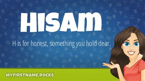 Hisam First Name Personality Popularity