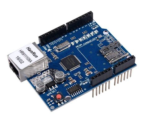 W5100 Ethernet And Micro Sd For Arduino Smartqat