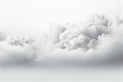 Premium Photo 3d Rendering Of White Fluffy Clouds In The Blue Sky Background