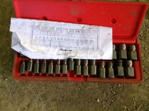 Snap On Screw Extractor Set Gregg Auctions