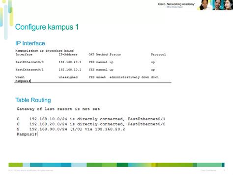 Cisco Static Routing Ppt