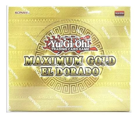 Maximum Gold El Dorado Caja Cartas Yugioh Original Konami