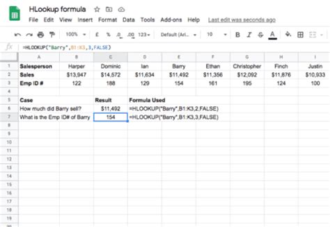 How To Use The Hlookup Function In Google Sheets Sheetgo Blog