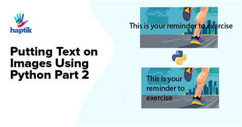 putting text on images using python part 2