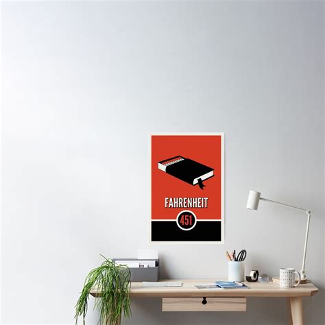 Fahrenheit 451 Poster For Sale By Brickhut Redbubble