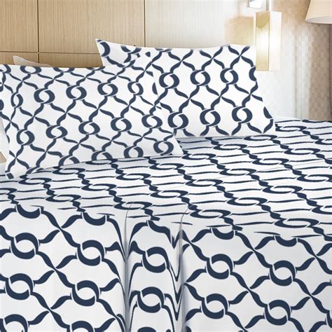 Brooke 6 Piece Microfiber Bed Sheet Set Leluxe Home