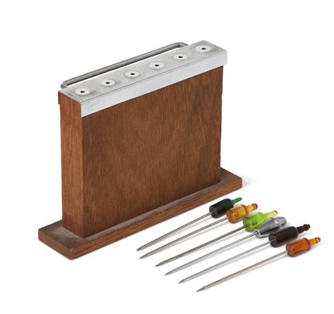 Wonder Bar Wood And Chrome Cocktail Pick Holder Sir Jacks