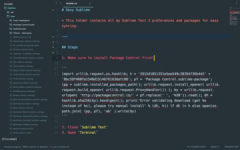 Github Francescoronel Sexy Sublime Smexy Sublime Text 3 Settings 💋