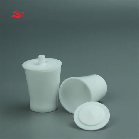 Ml Laboratory High Temperature Resistant Strong Acid And Alkali PTFE Crucible Crucible And