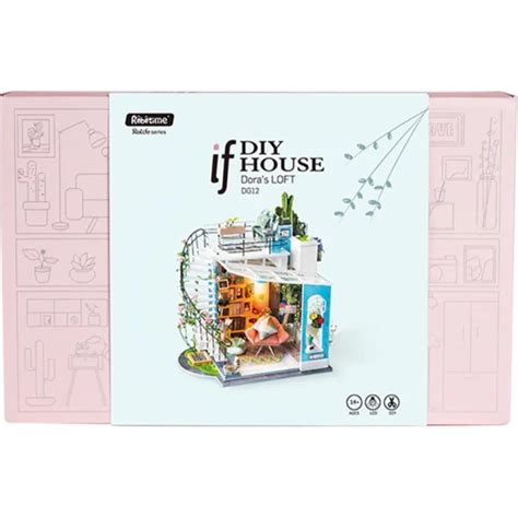 Robotime Rolife Diy Mini House Doras Loft Metro Hobbies