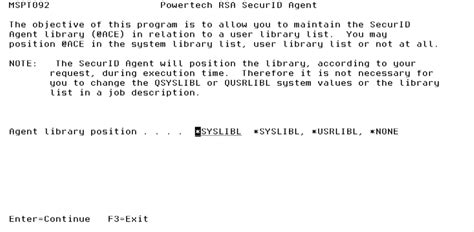 Maintain Detectit Agent Library Position Screen